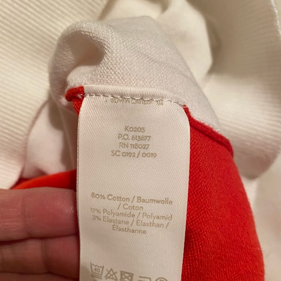 Boden | Tops | Boden Color Block Detail Knit Short Sleeve Top Sweater ...